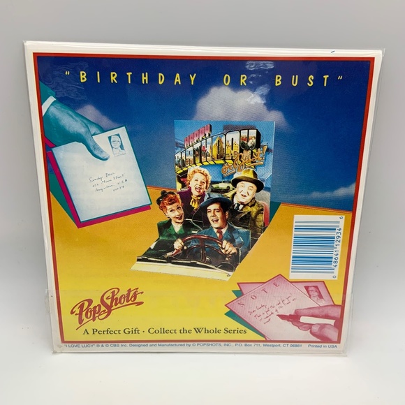 Vintage | Accents | Vintage I Love Lucy Pop Shots Happy Birthday Bday ...
